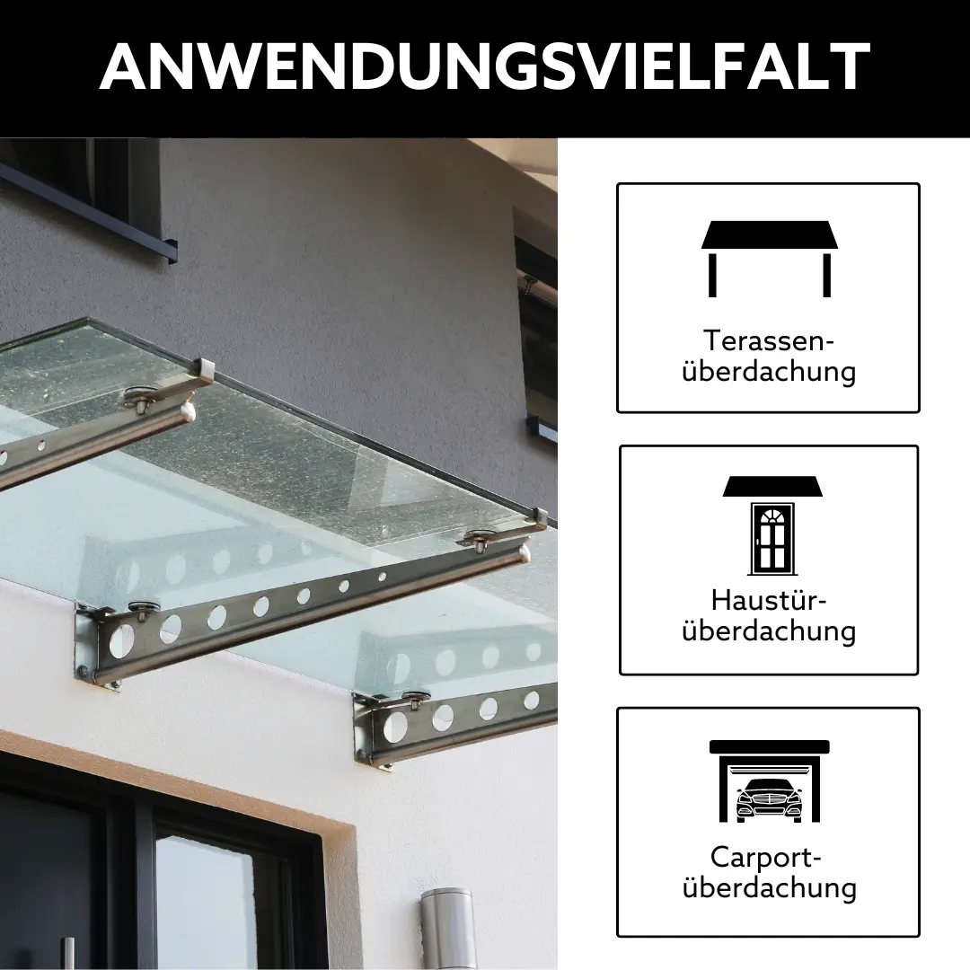 VSG aus TVG - grau getönt mit matter Folie | SOGLAS